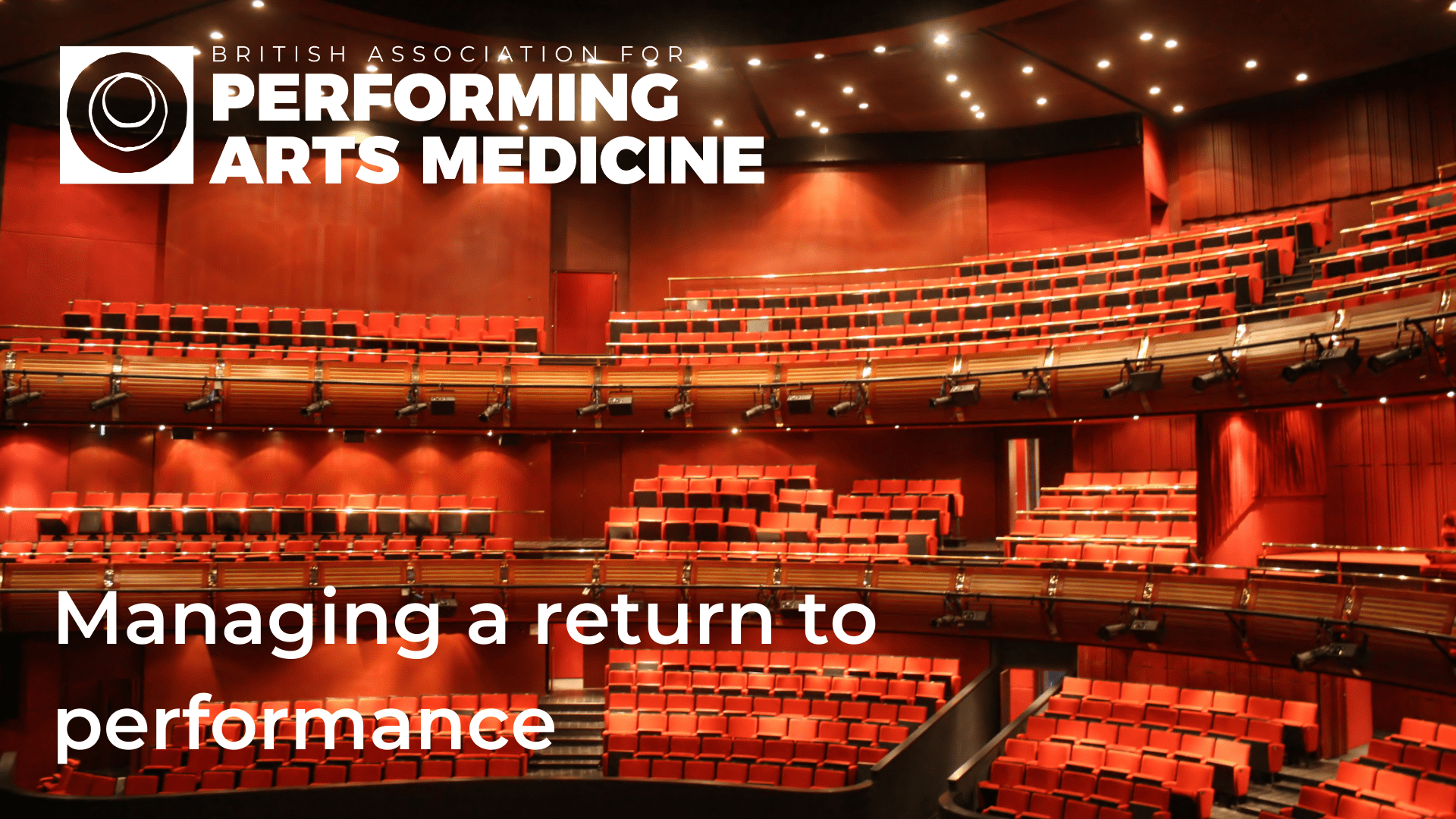 Managing a return to performance - BAPAM